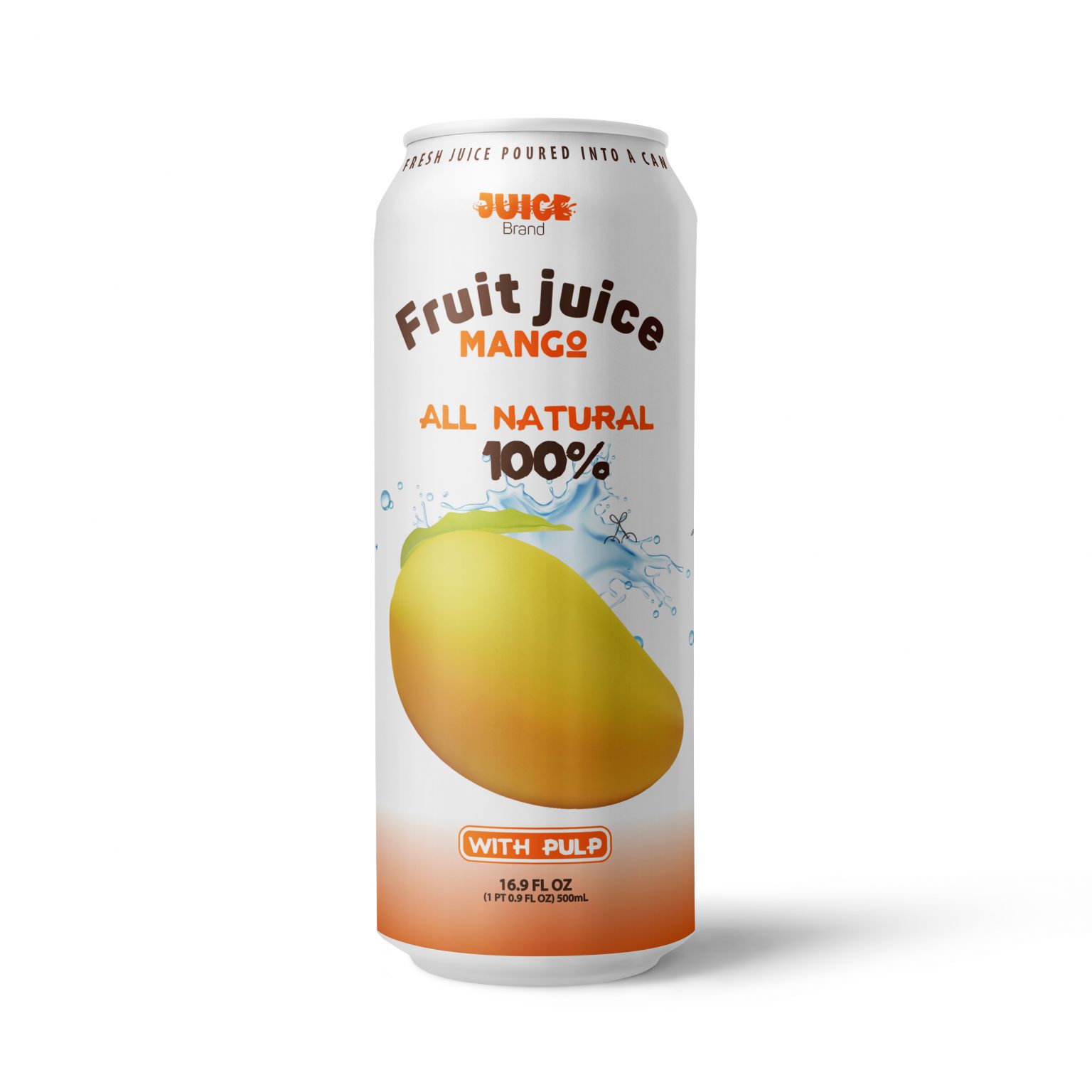 Mango Juice Drink with Pulp 500ml Can - Tan Do