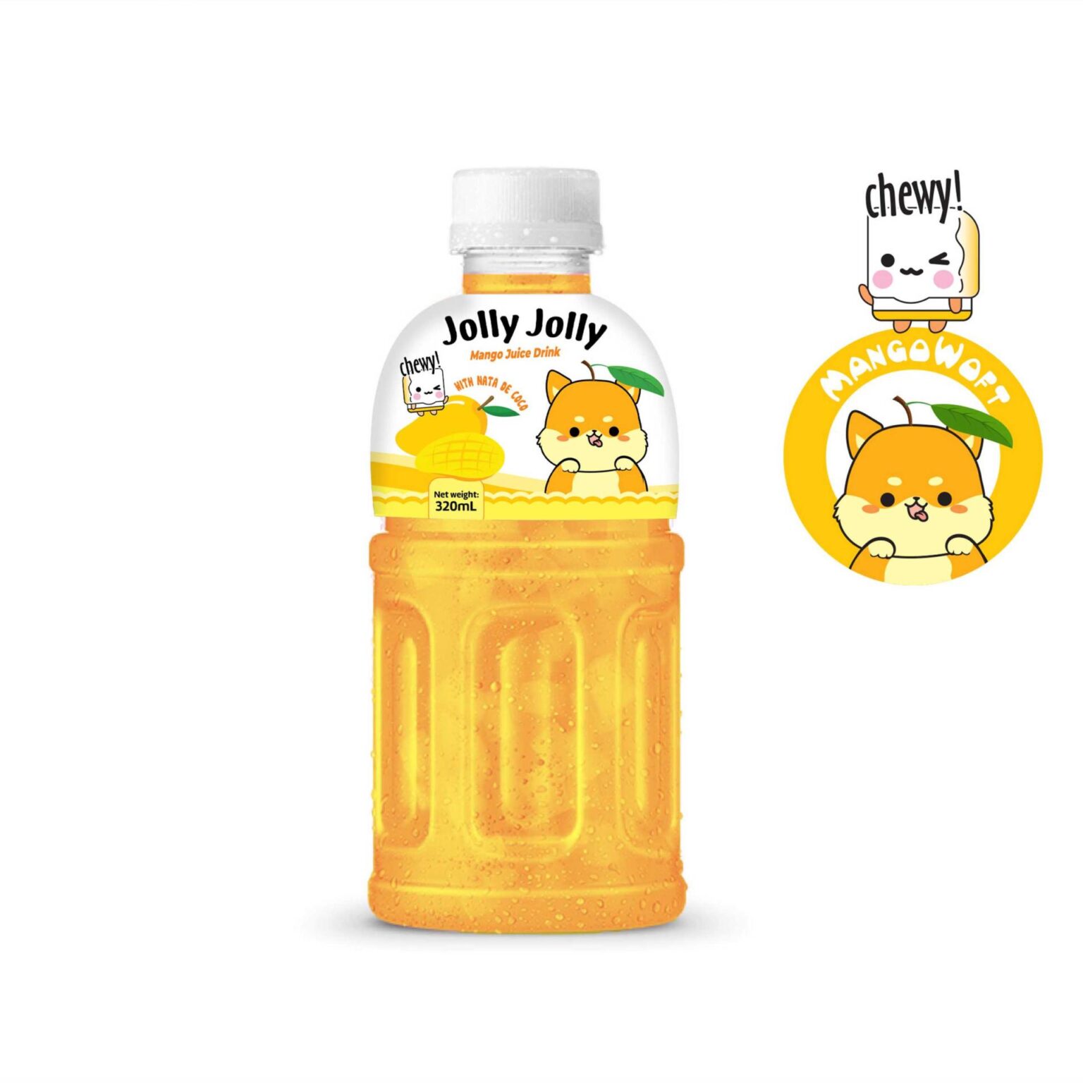 Jolly Jolly Nata de Coco Drink Mango Flavor - Tan Do