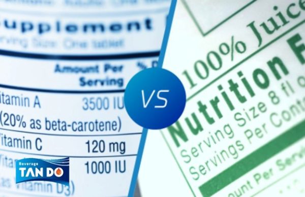 The difference between Nutrition Facts and Supplement Facts - Tan Do
