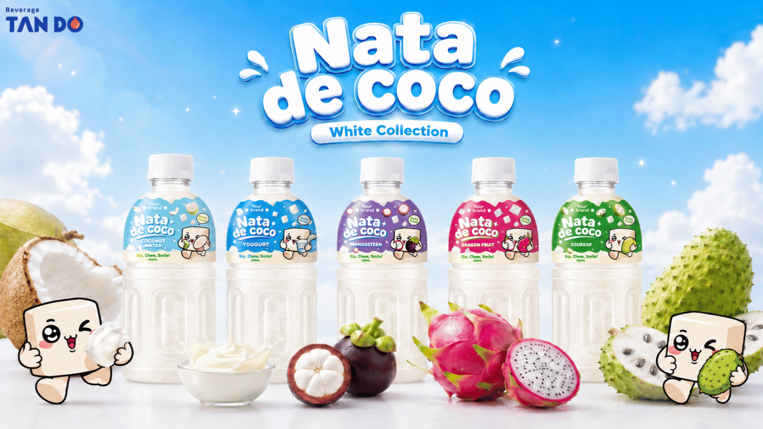 Nata de Coco Drinks: Meet Our New Chewy Collections - Tan Do