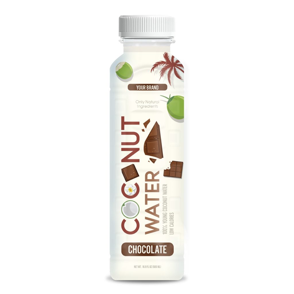 Coconut Water Chocolate 500ml PET Bottle 38 Private Label - Tan Do